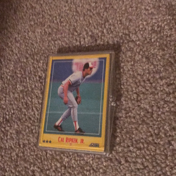 Other | Container Of Cal Ripken Cards And Tony Parker Card | Poshmark